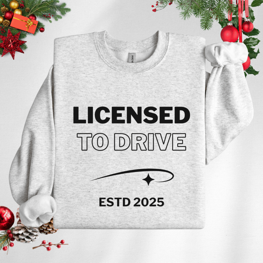 Licensed To Drive T-Shirt - DMV Permit Practice Test